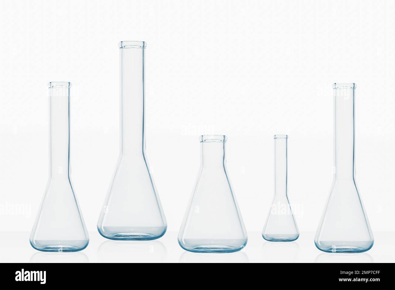 laboratory flasks, glass jars, laboratory, white background Stock Photo ...