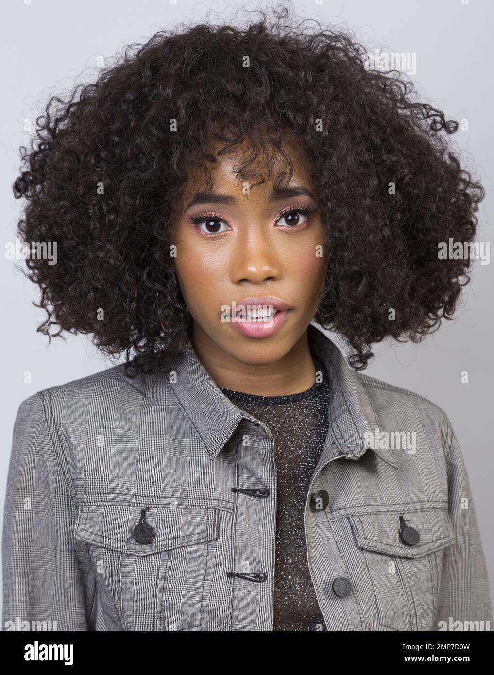 Zoe Renee cast member in the Bet series 'The Quad' poses for a portrait ...