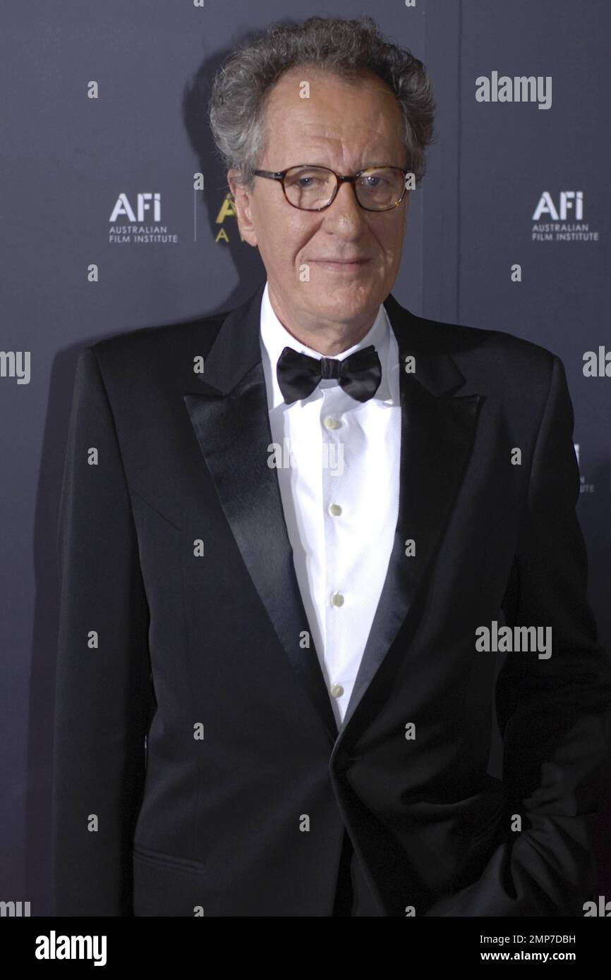 Geoffrey Rush at the inaugural AACTA (Australian Academy of Cinema and ...
