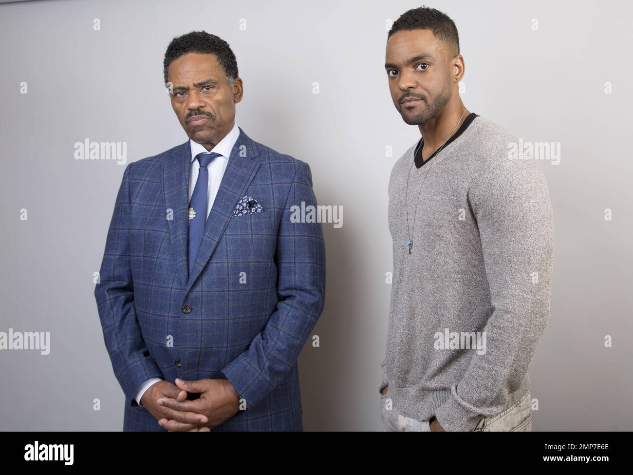 Richard Lawson, left, and Ronnie Rowe cast members in the Bet series ...