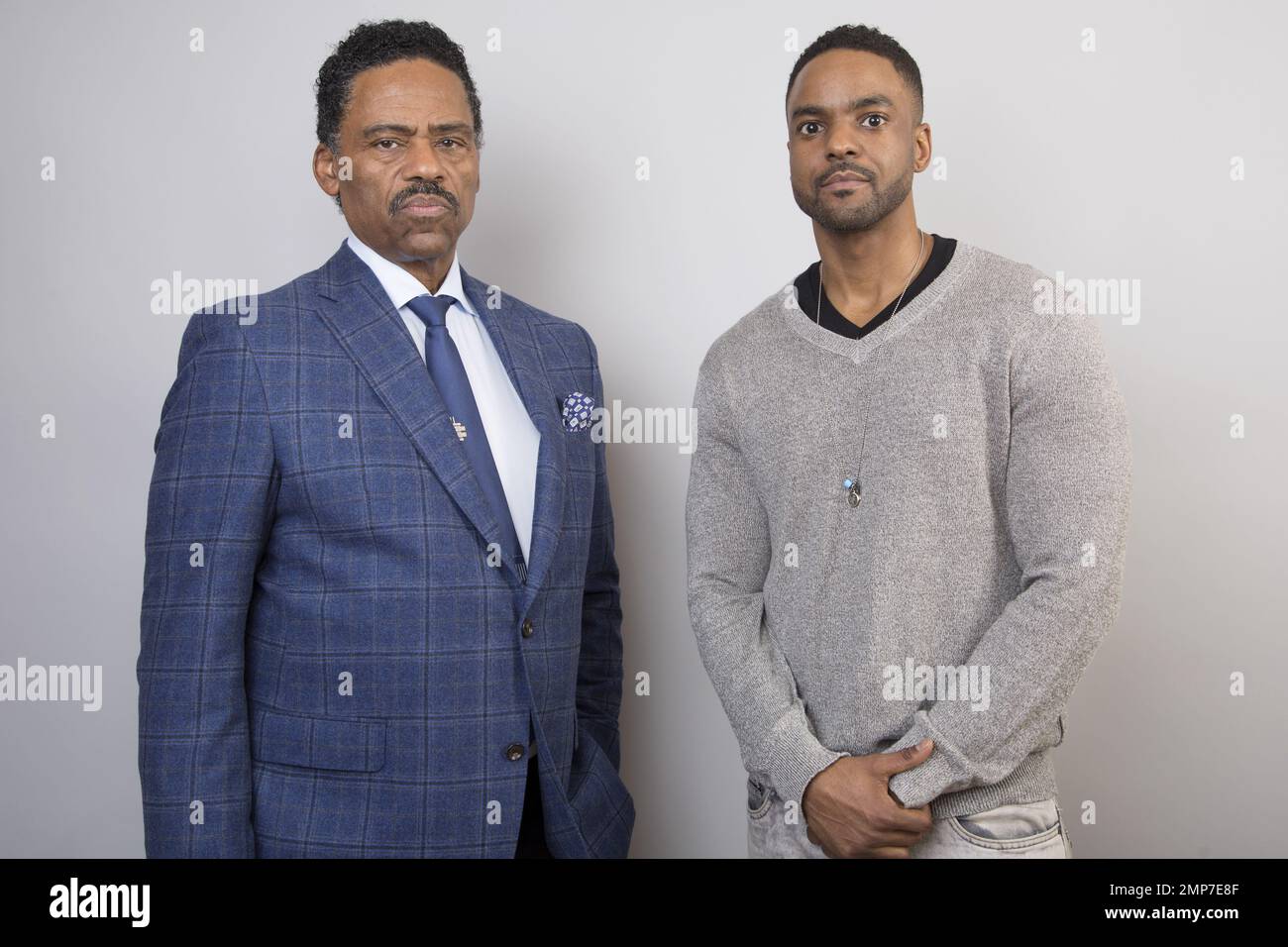 Richard Lawson, left, and Ronnie Rowe cast members in the Bet series ...