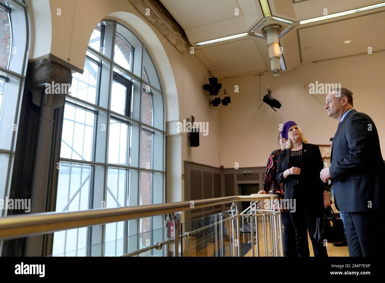 Douglas emhoff visit hi-res stock photography and images - Alamy