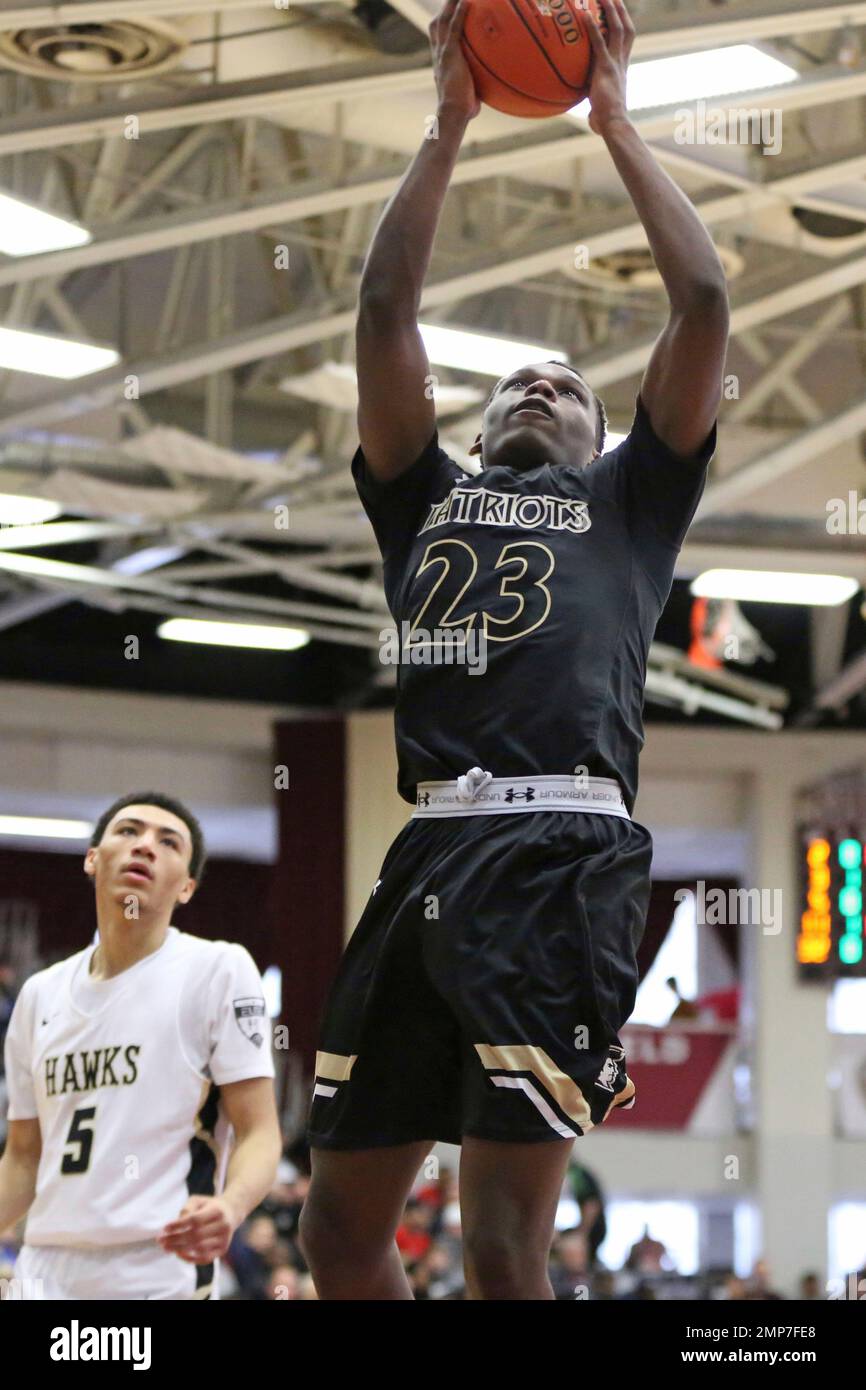 John Carroll's Montez Mathis #23 shoots a free throw against Hudson ...