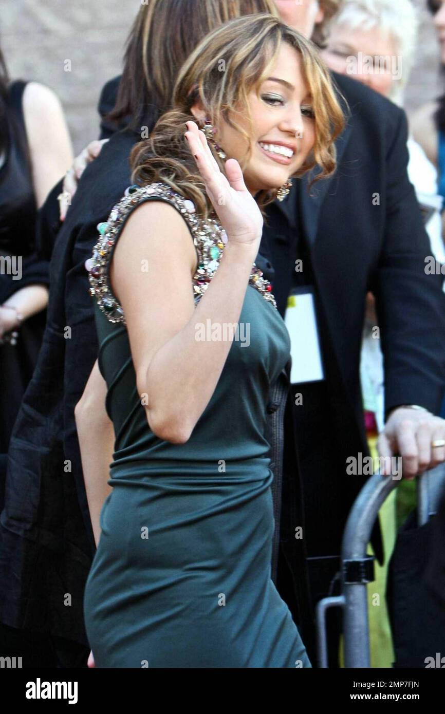 Mylie Cyrus at the Academy of Country Music Awards at the MGM Grand ...