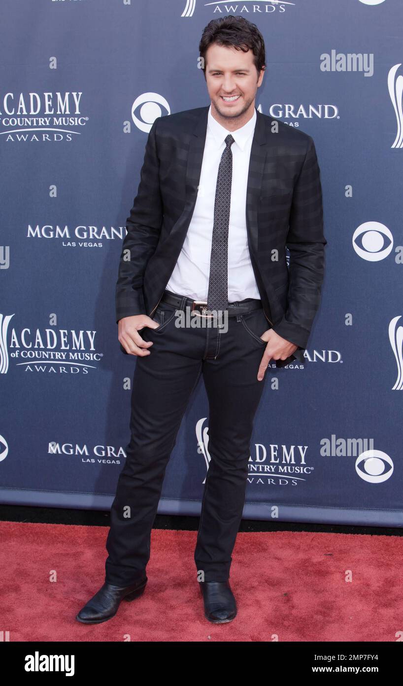Luke Bryan on the red carpet at the 46th Academy of Country Music ...