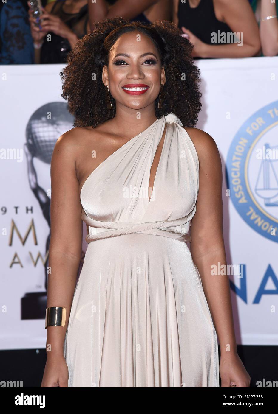 Natalie Paul arrives at the 49th annual NAACP Image Awards at the ...