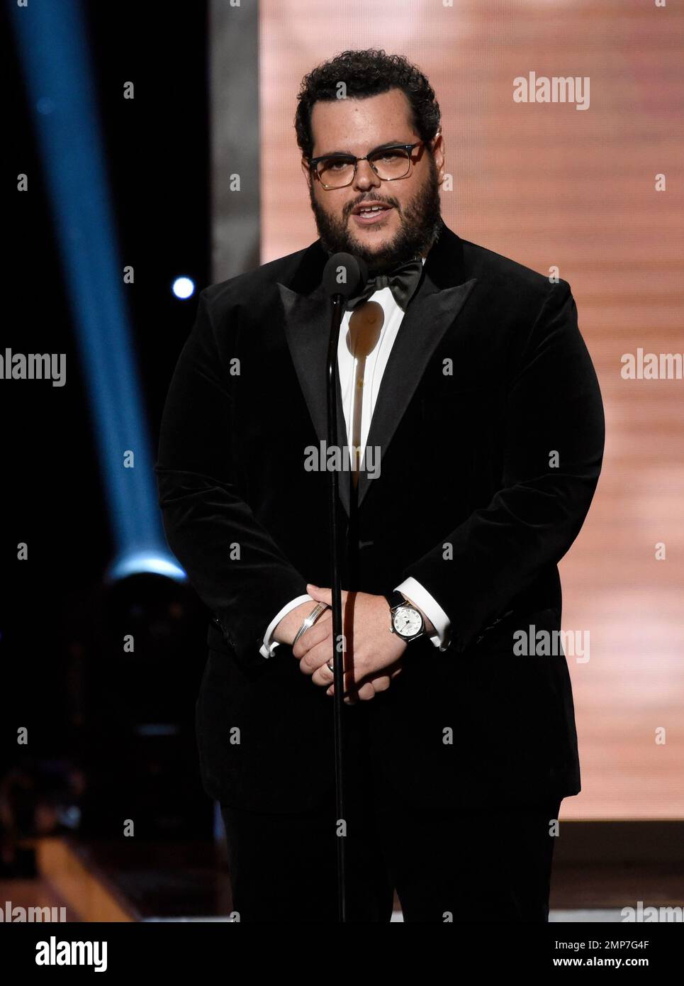 Josh Gad introduces a clip from outstanding motion picture nominee ...