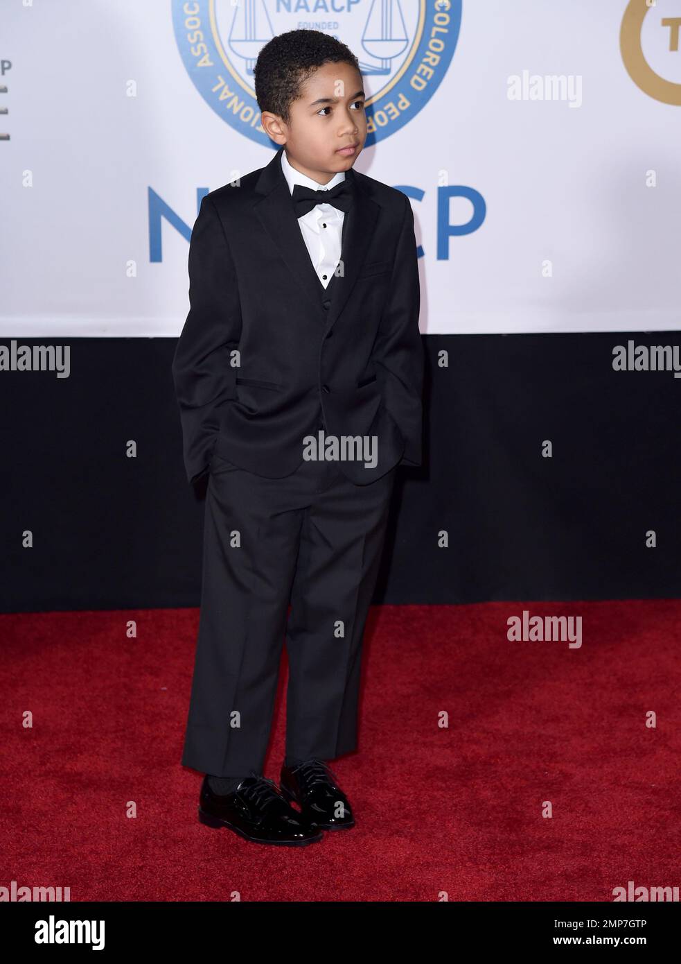 Ethan Hutchison arrives at the 49th annual NAACP Image Awards at the ...