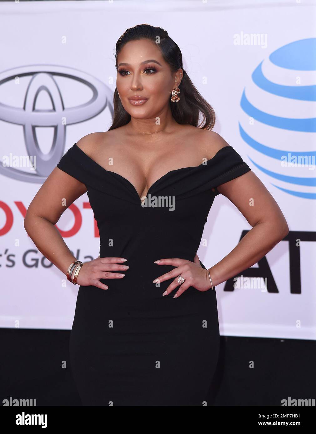 Adrienne Houghton arrives at the 49th annual NAACP Image Awards at the ...
