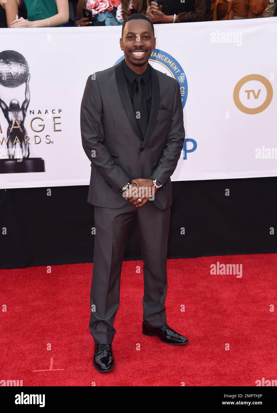 Melvin Jackson Jr. arrives at the 49th annual NAACP Image Awards at the ...