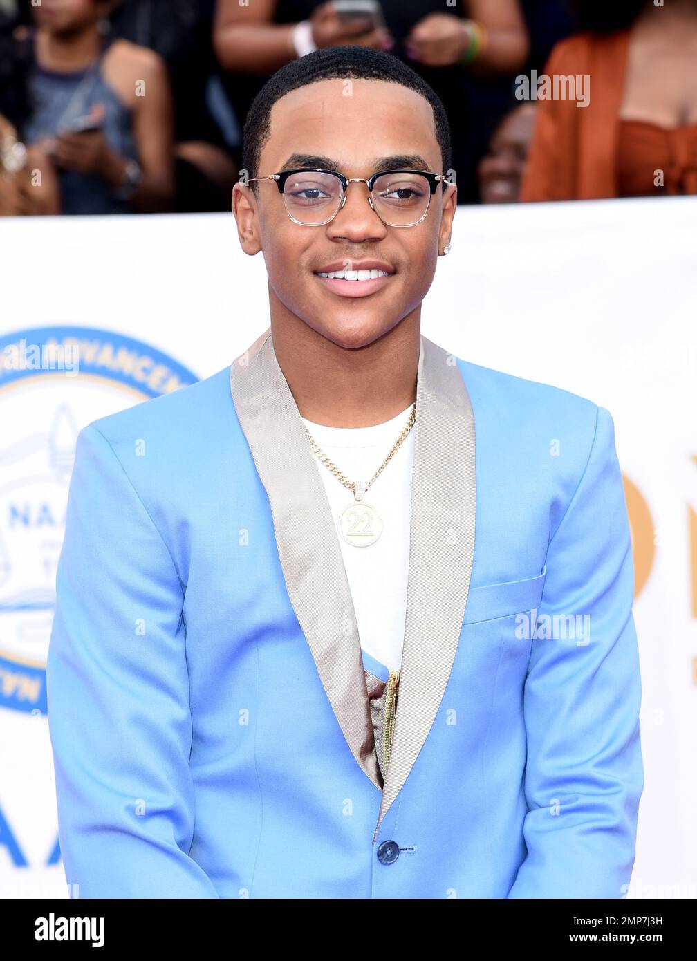Michael Rainey Jr. arrives at the 49th annual NAACP Image Awards at the ...