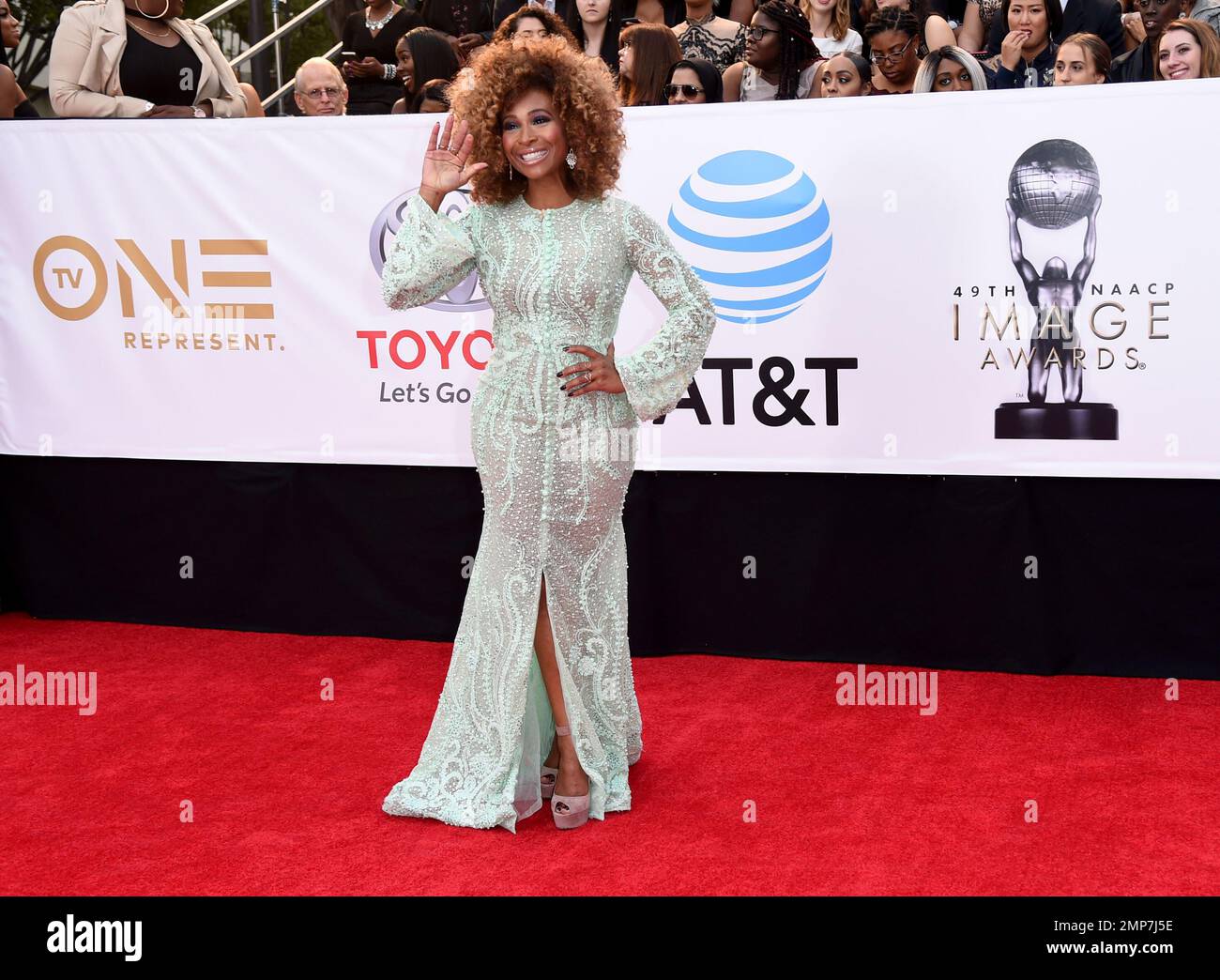 Tanika Ray arrives at the 49th annual NAACP Image Awards at the ...