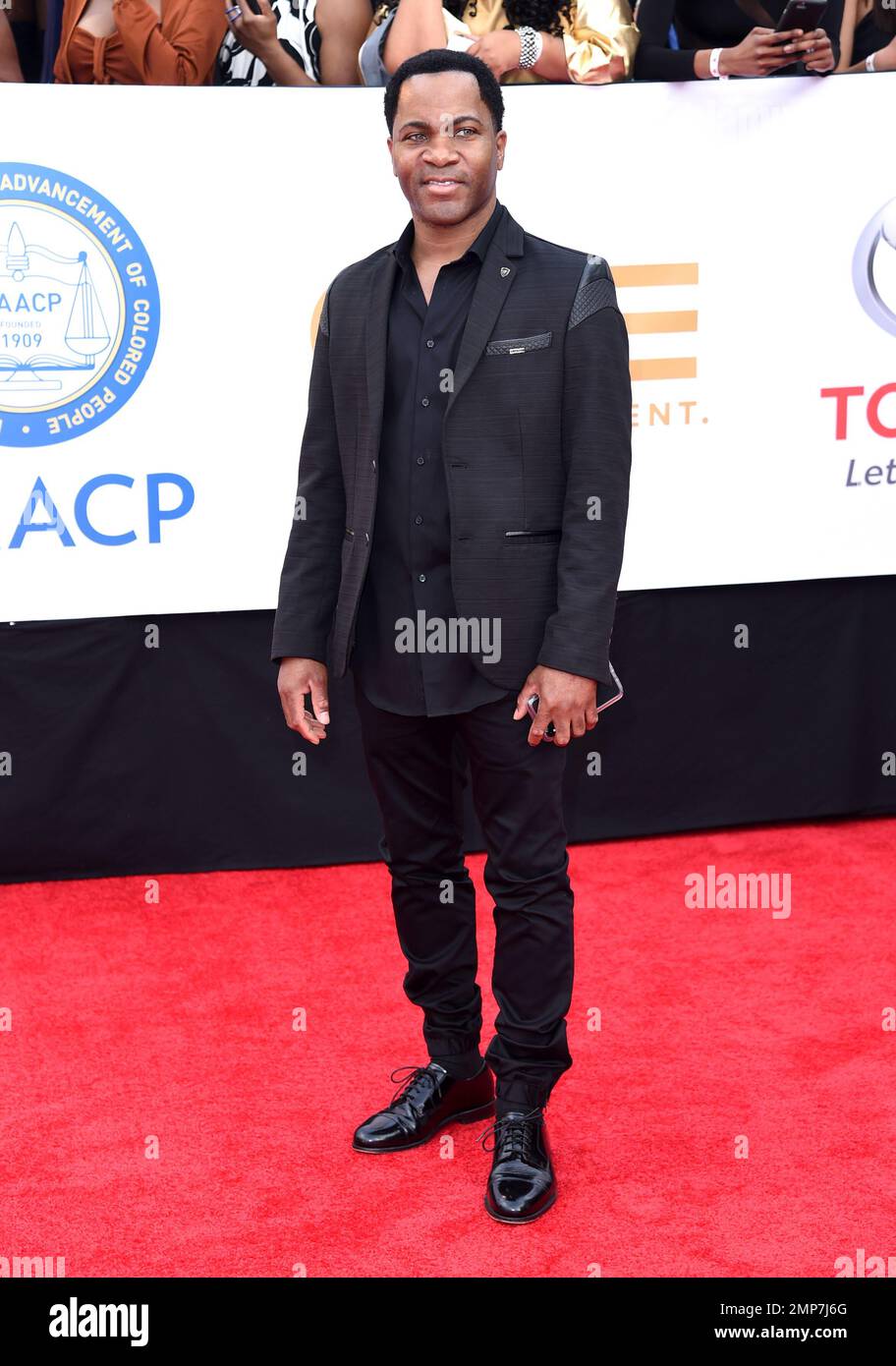 Aaron Bing arrives at the 49th annual NAACP Image Awards at the ...