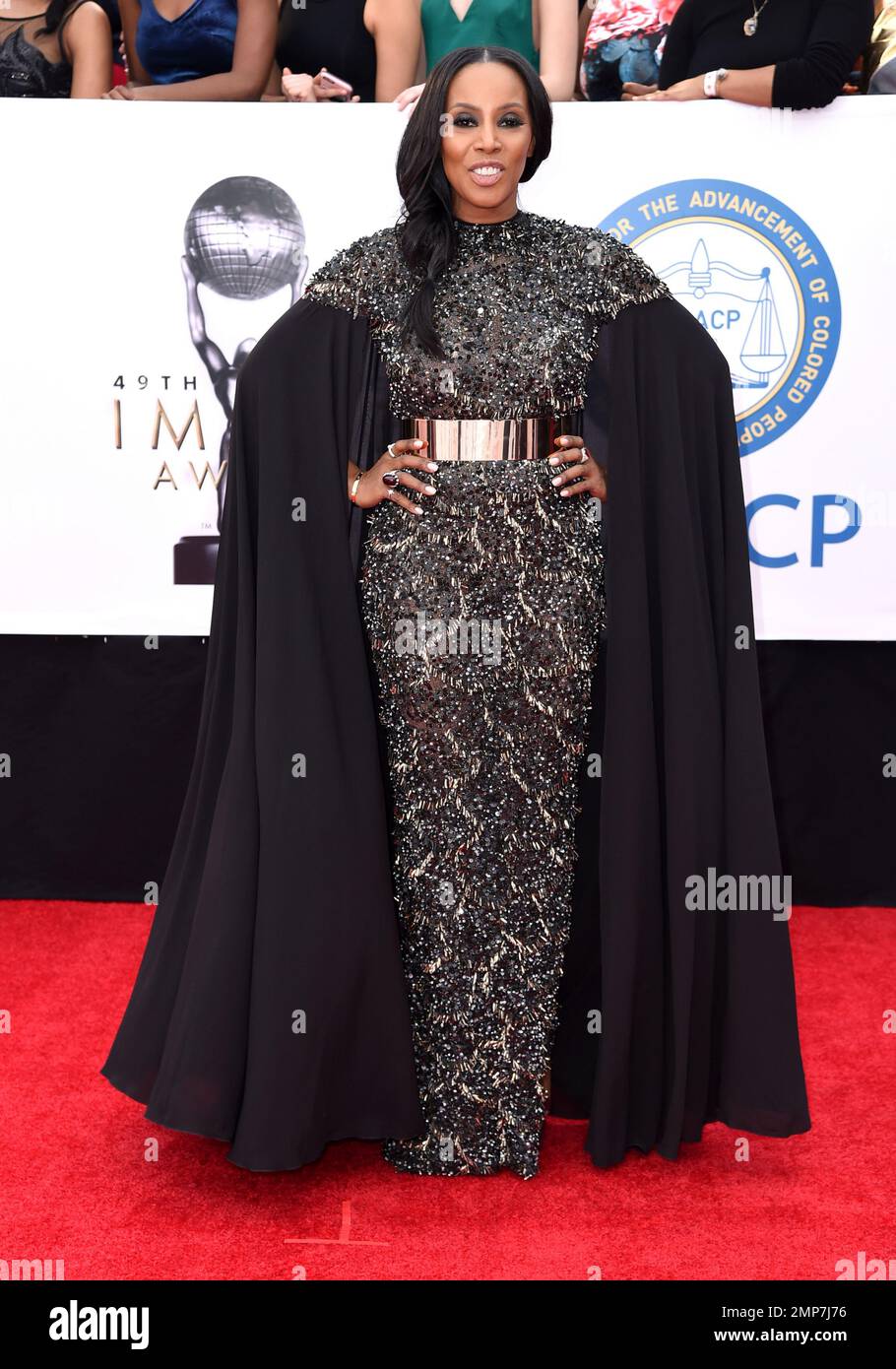 June Ambrose arrives at the 49th annual NAACP Image Awards at the ...