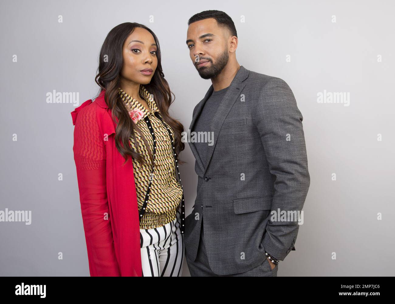 Erica Ash, left, and Christian Keyes cast members in the Bet series 'In ...