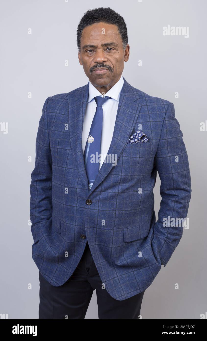 Richard Lawson, a cast member in the BET series "In Contempt," poses ...