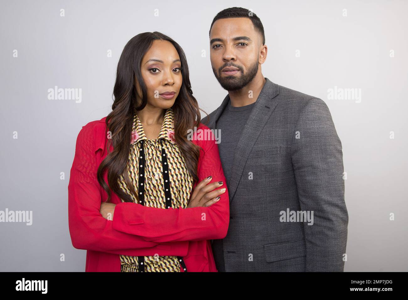 Erica Ash, left, and Christian Keyes cast members in the Bet series 'In ...