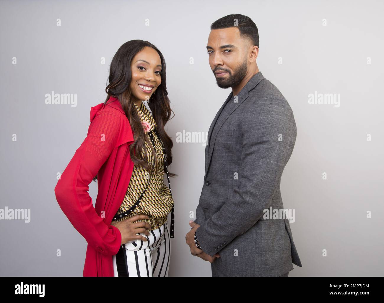 Erica Ash, left, and Christian Keyes cast members in the Bet series 'In ...