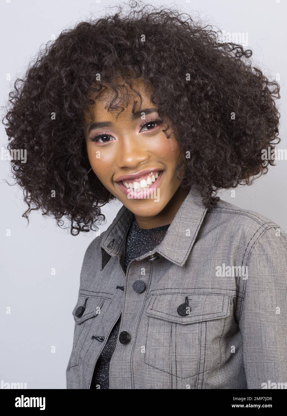 Zoe Renee cast member in the Bet series 'The Quad' poses for a portrait during the 2018 ...