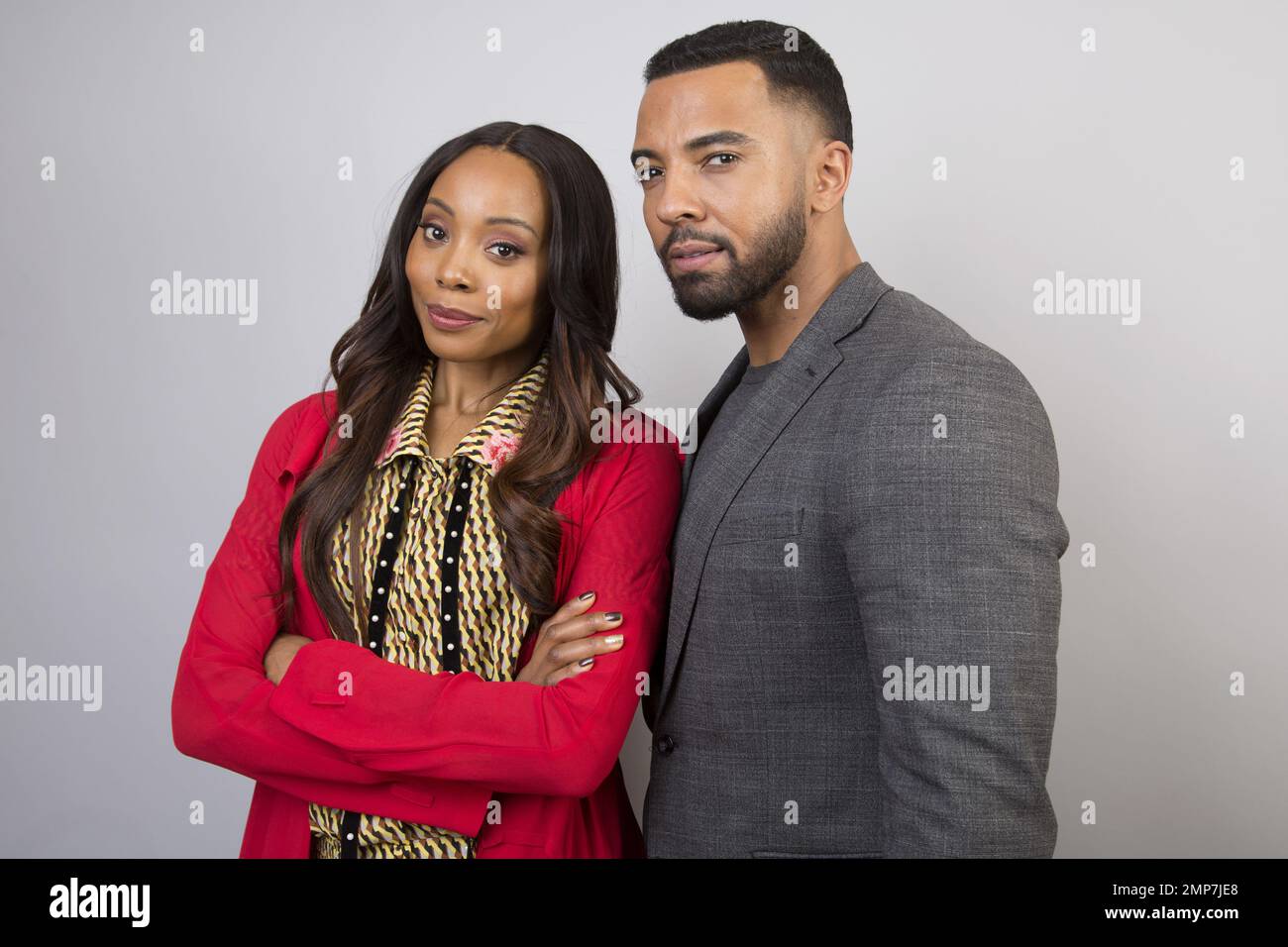 Erica Ash, left, and Christian Keyes cast members in the Bet series 'In ...