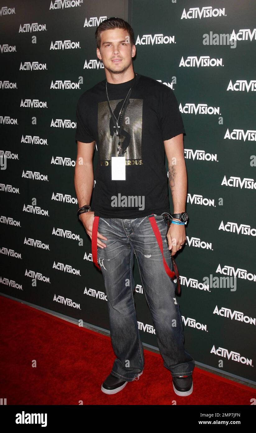 Actor Rick Malambri arrives at Activision E3 2010 Preview event held at ...