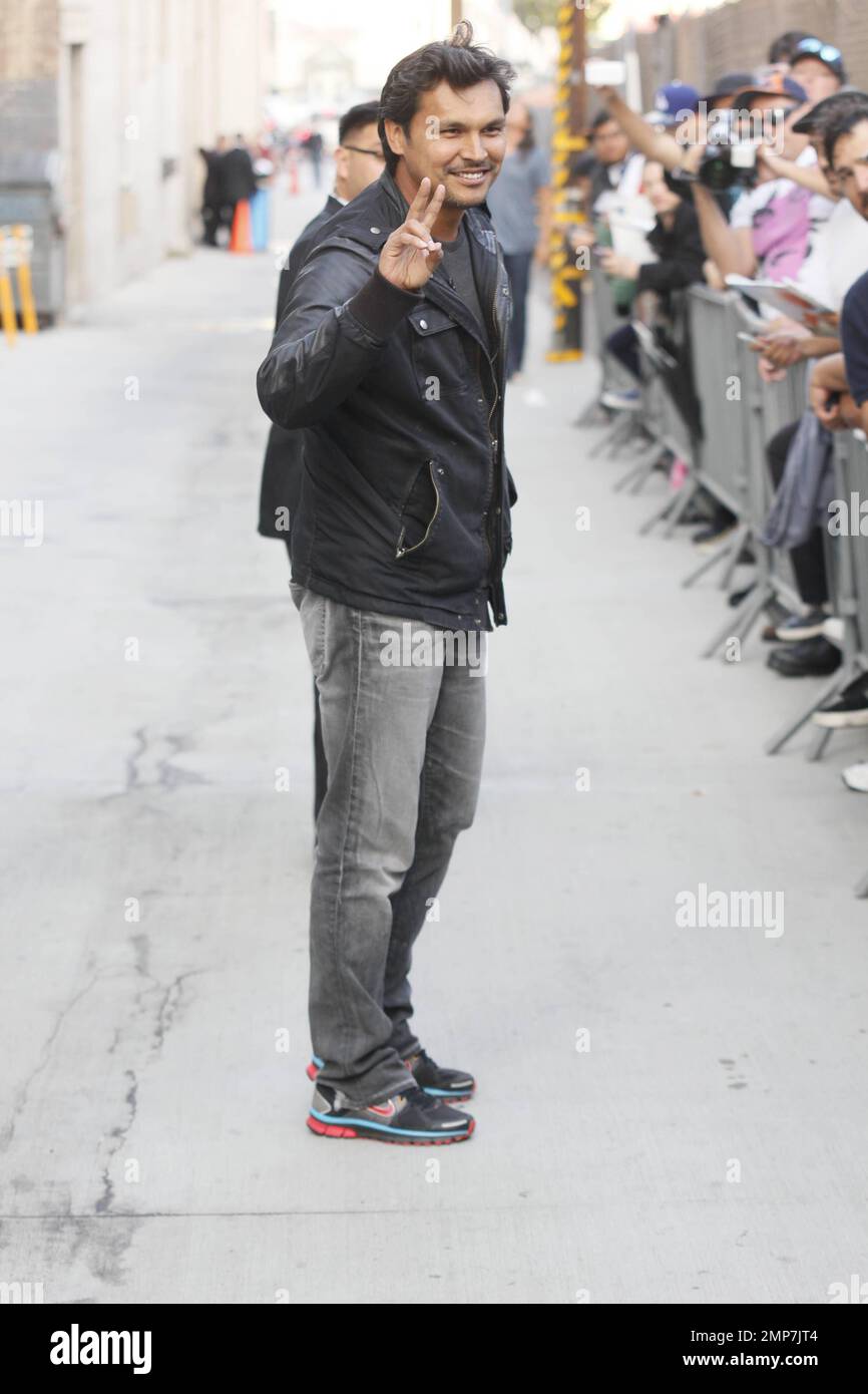 Adam Beach at the Jimmy Kimmel show on July 29th 2011 Stock Photo - Alamy