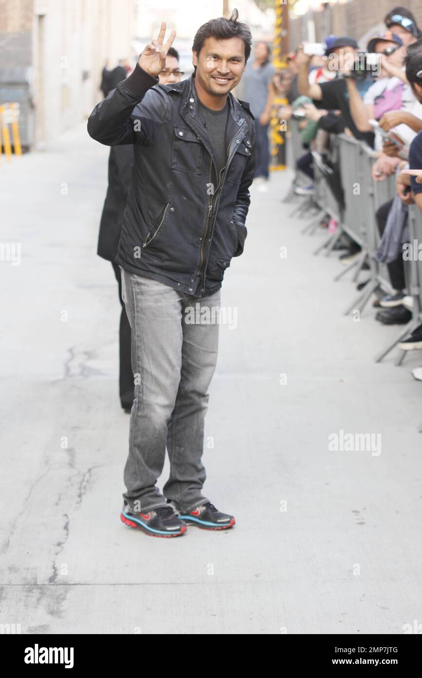 Adam Beach at the Jimmy Kimmel show on July 29th 2011 Stock Photo - Alamy