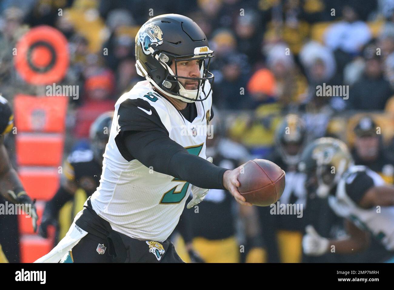 Jacksonville Jaguars quarterback Blake Bortles (5) plays in an NFL ...