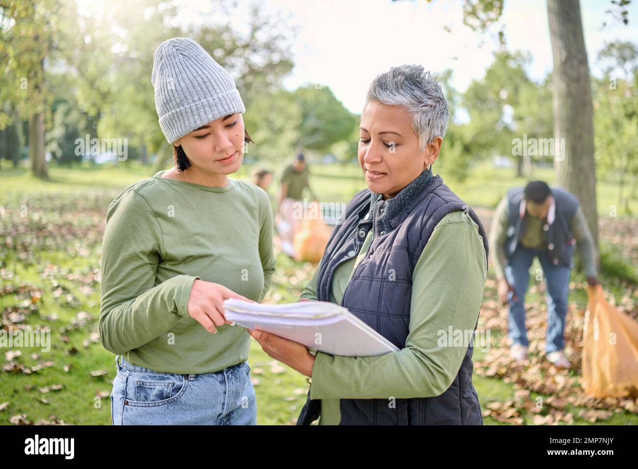 Volunteer schedule, community cleaning and charity work outdoor with ...
