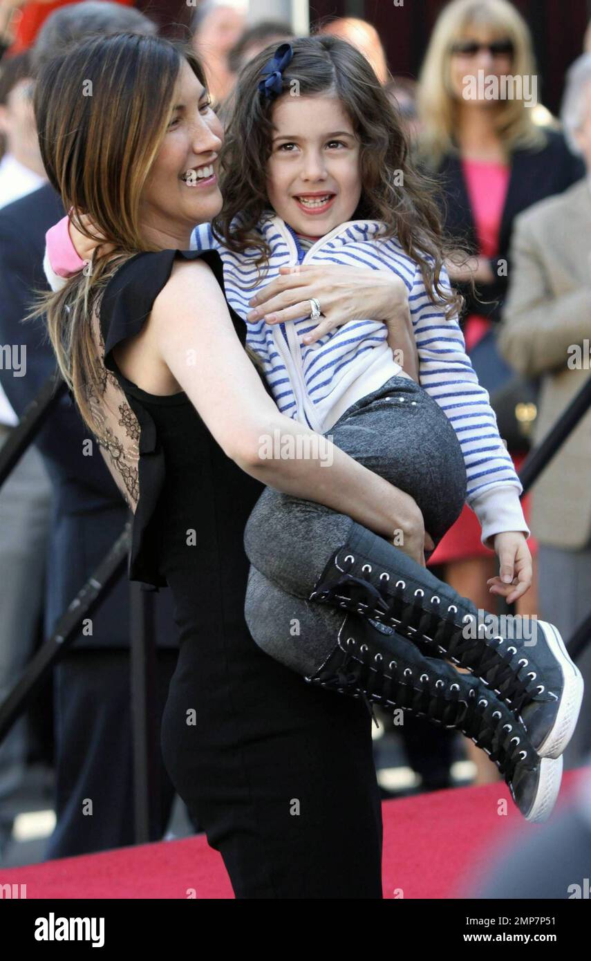 Joined by his wife Jackie, daughters Sadie and Sunny and his mother ...