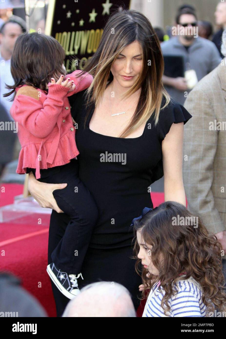 Joined by his wife Jackie, daughters Sadie and Sunny and his mother ...