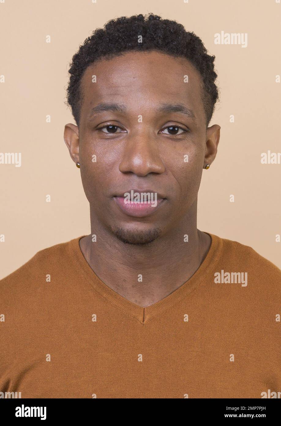 Arlen Escarpeta cast member in the Crackle series 'The Oath' poses for ...
