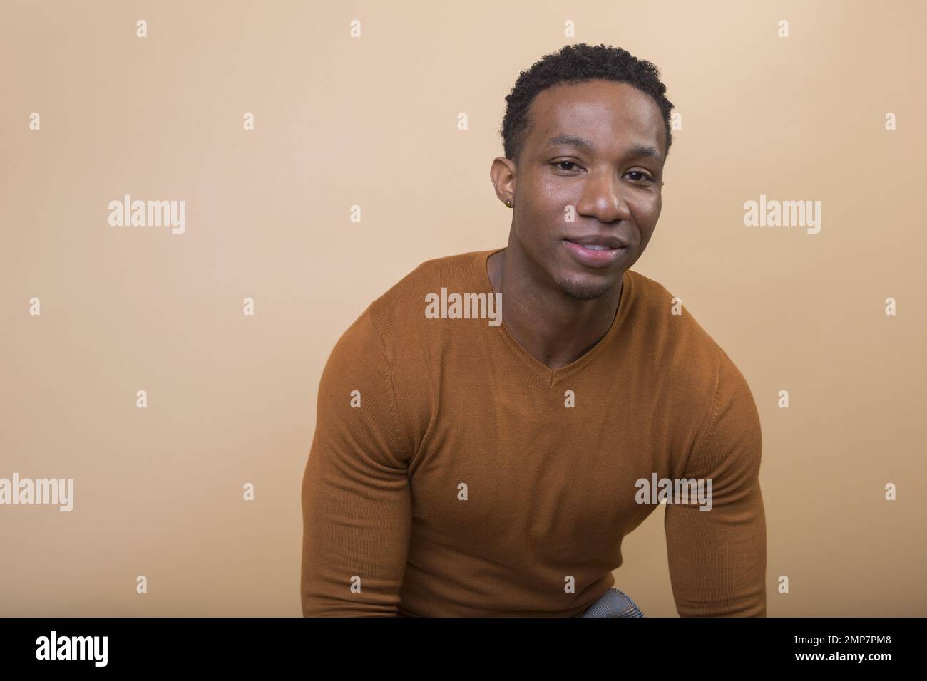 Arlen Escarpeta cast member in the Crackle series 'The Oath' poses for ...