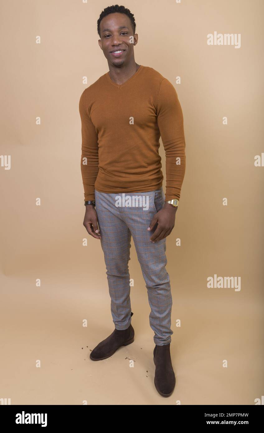 Arlen Escarpeta cast member in the Crackle series 'The Oath' poses for ...
