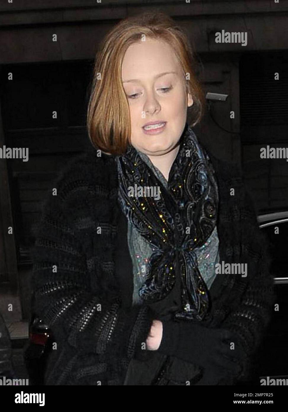 Singer Adele (aka Adele Adkins) arrives, big water bottle in hand, at ...