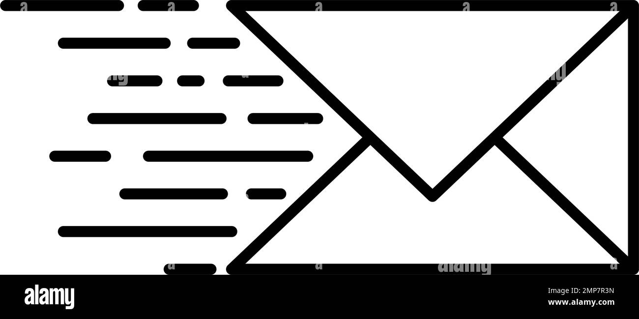 Email data sending icon. Editable vector Stock Vector Image & Art - Alamy