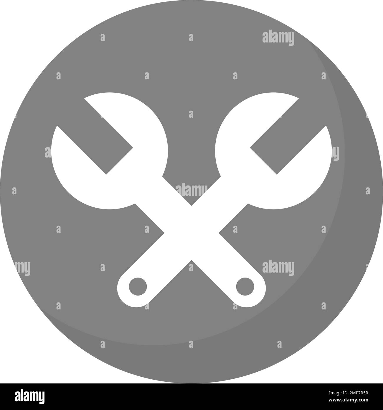 Spanner icon in settings. Improvements. Editable vector Stock Vector ... Spanner icon in settings. Improvements. Editable vector Stock Vector ...