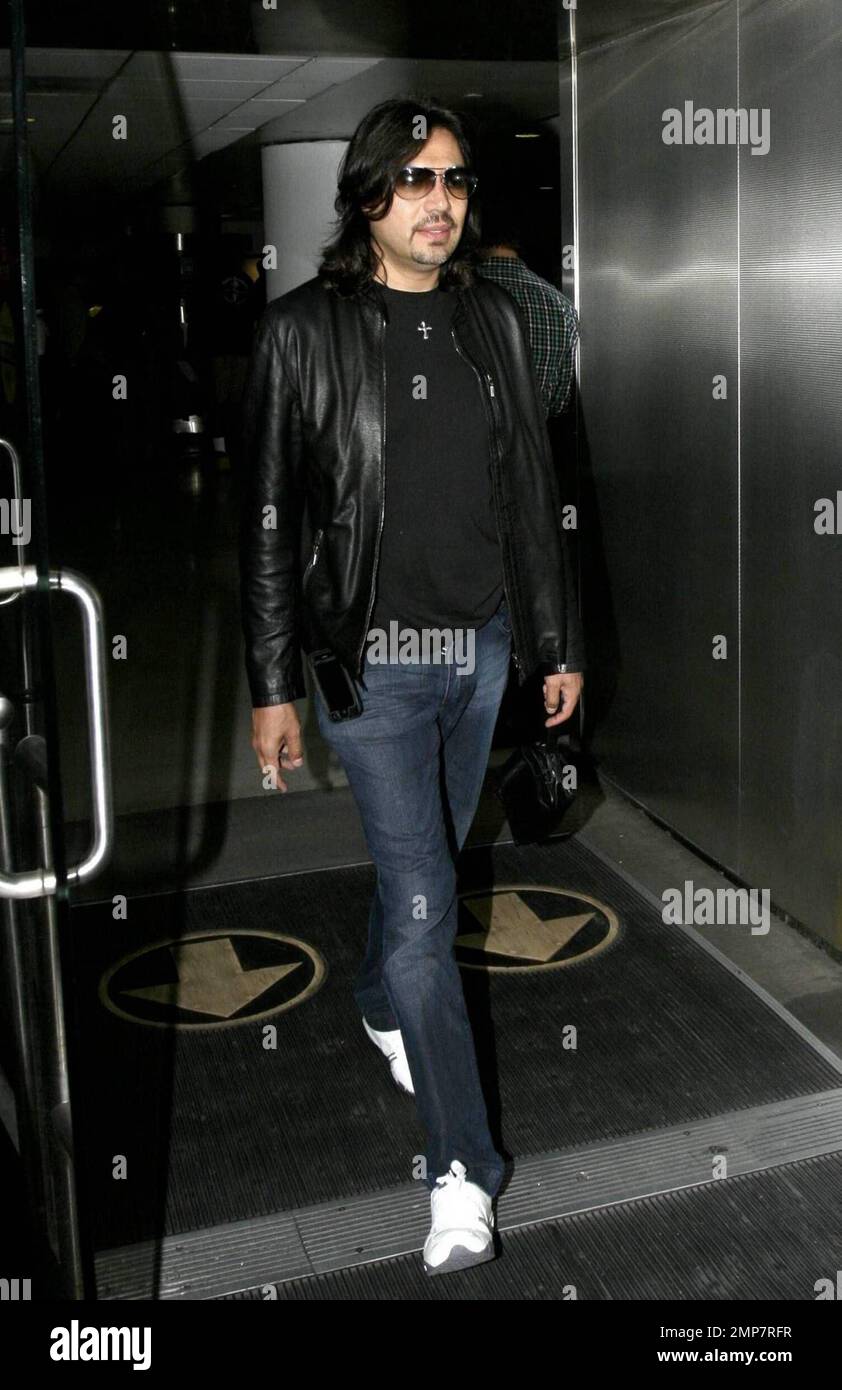 Mexican singer Adolfo Angel Temerario arrives at Miami International ...