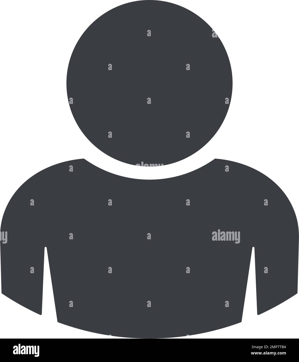 Anonymous person silhouette icon. Editable vector Stock Vector Image ...