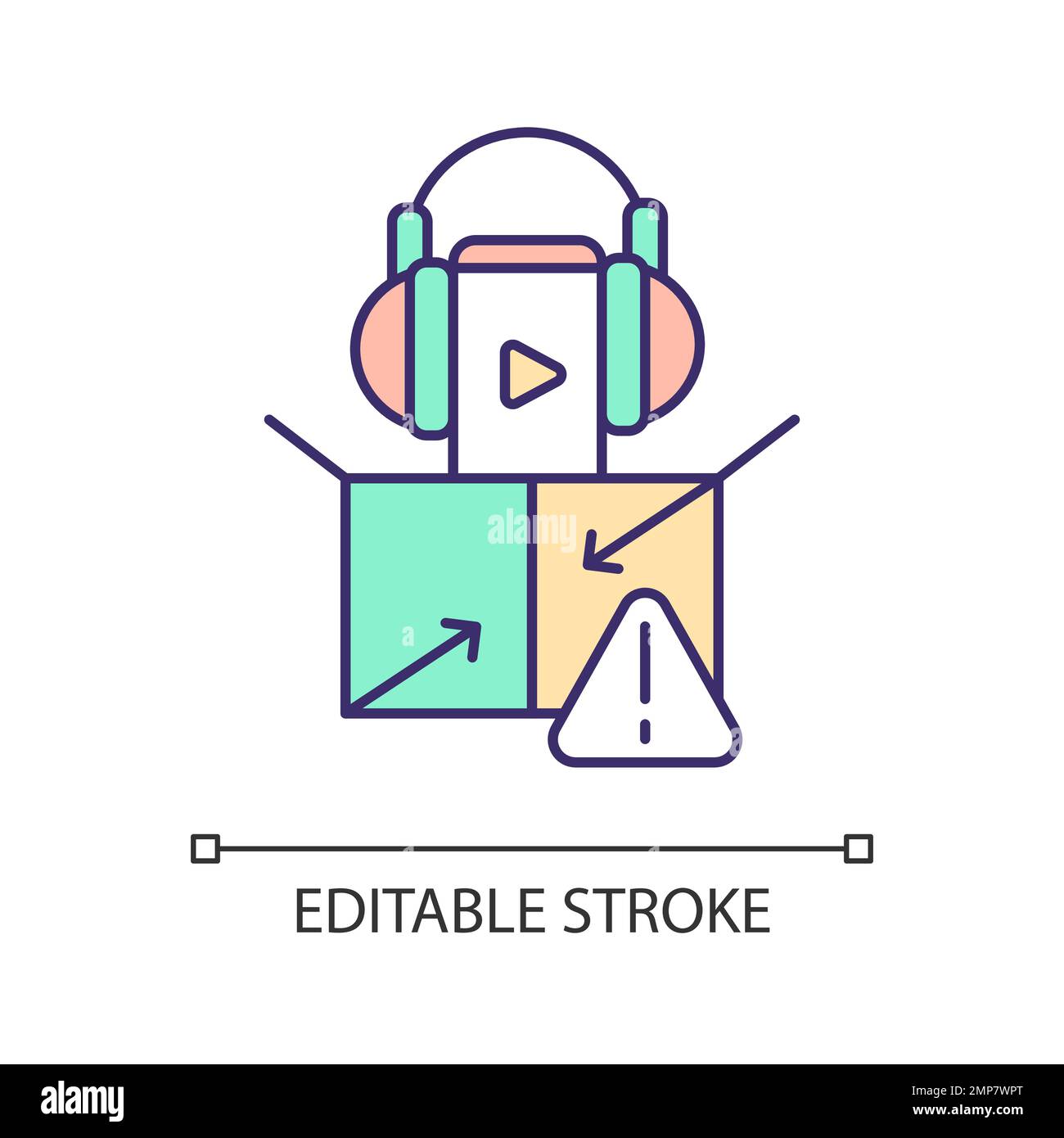 Mobile device impact Stock Vector Images - Alamy