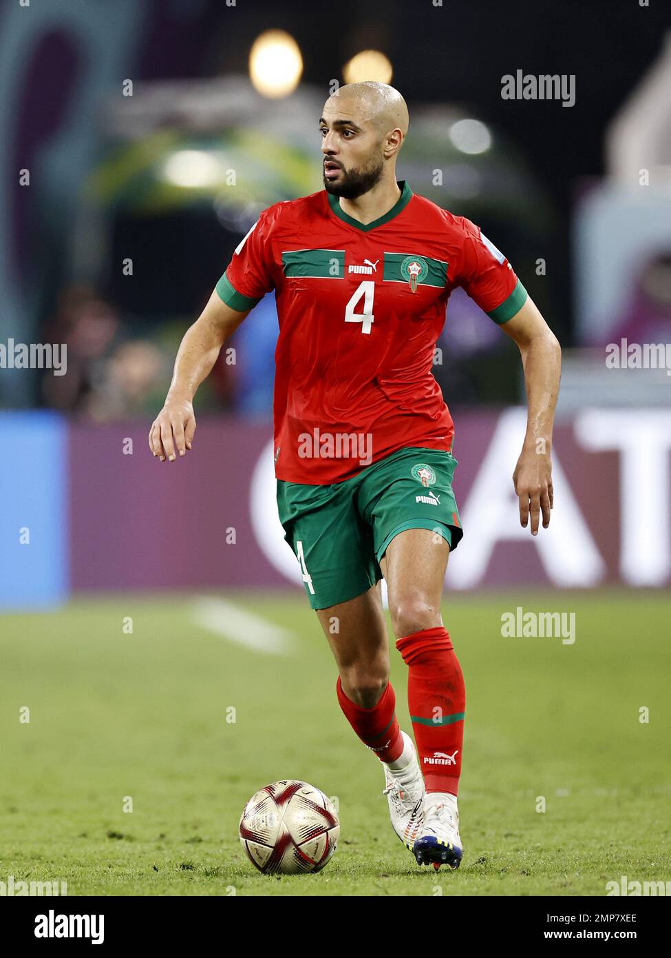 AR-RAYYAN - Sofyan Amrabat of Morocco during the FIFA World Cup Qatar ...