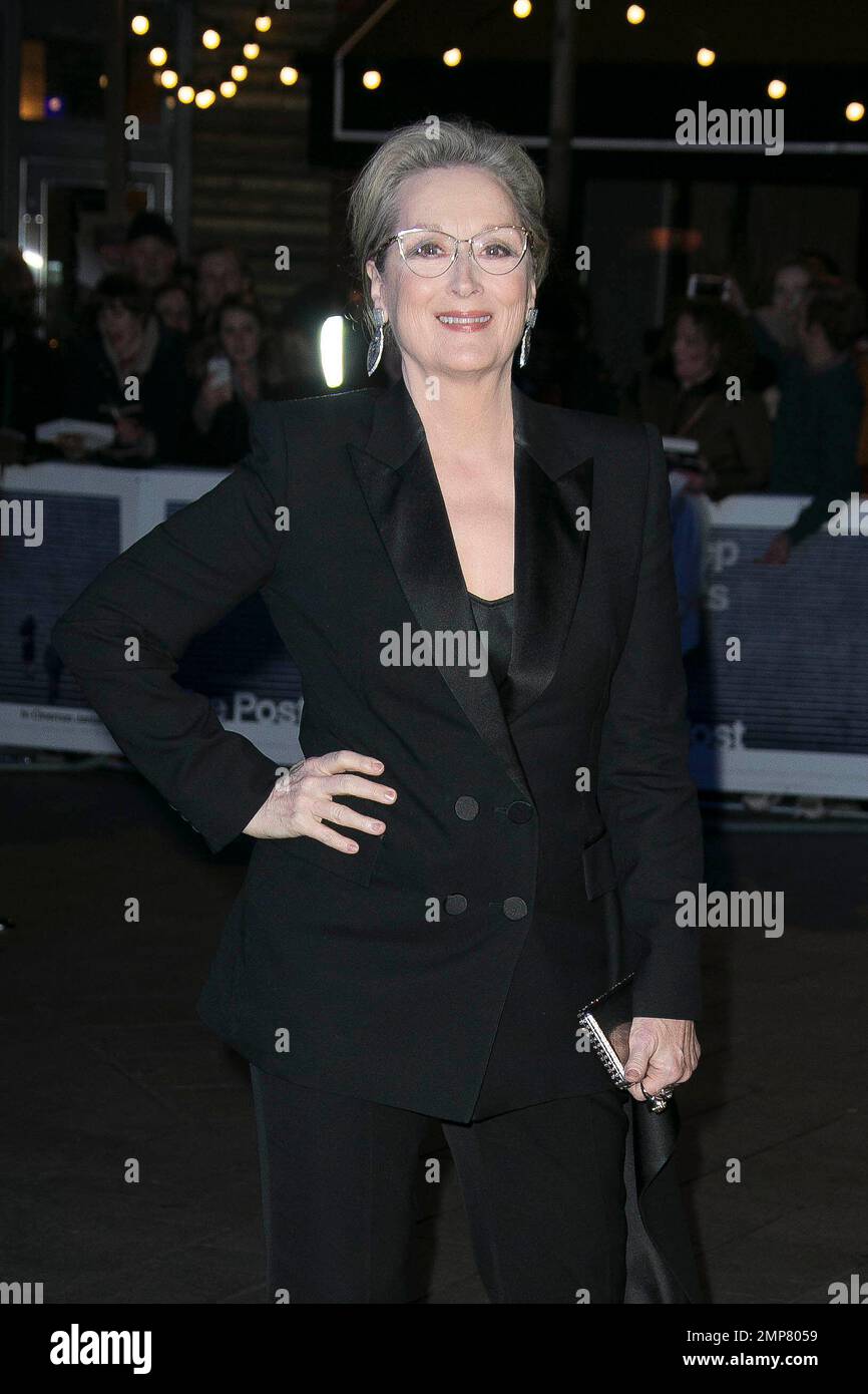 Actress Meryl Streep poses for photographers upon arrival at the ...