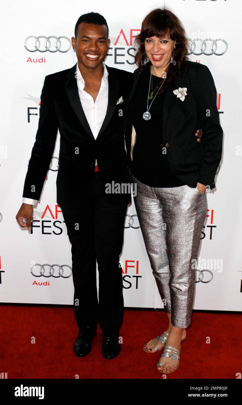 Actor Martin Washington Jr and director Shaz Bennett arriving at the ...