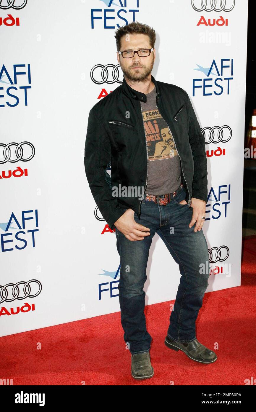 Jason Priestly arrives at the 2008 AFI FEST screening of The Truth in ...