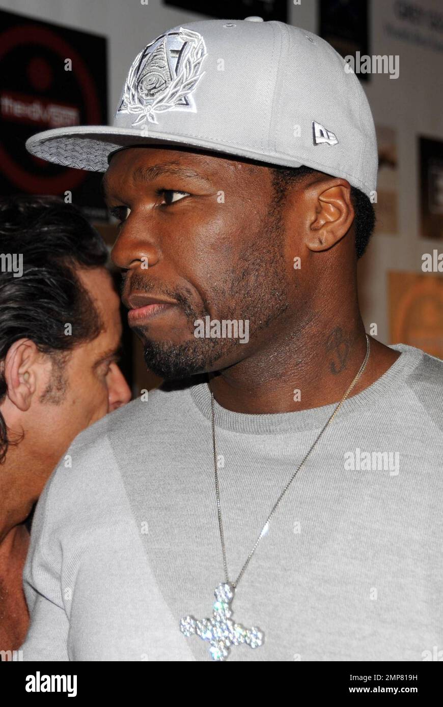 Curtis '50 Cent' Jackson poses on the red carpet at the AFM Blowout Party hosted by Cheetah ...
