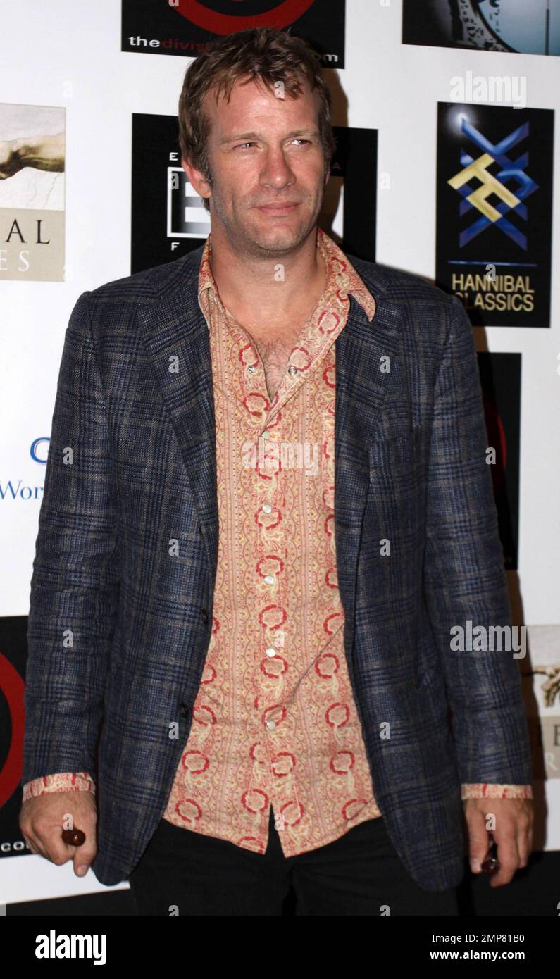 Thomas Jane poses on the red carpet at the AFM Blowout Party hosted by ...