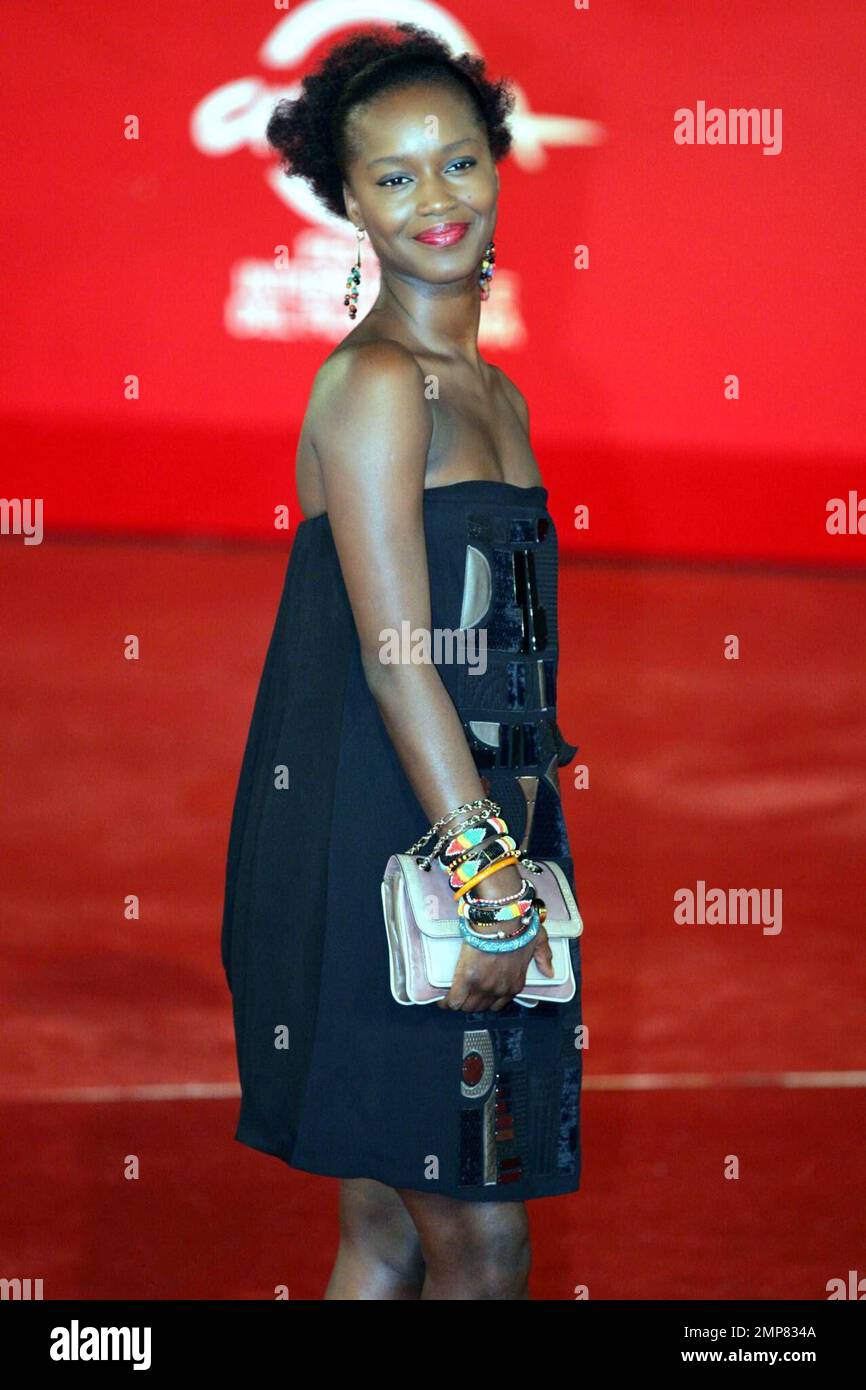 Fatou N'Diaye walks the red carpet at the premiere of "Aide-toi et le ...