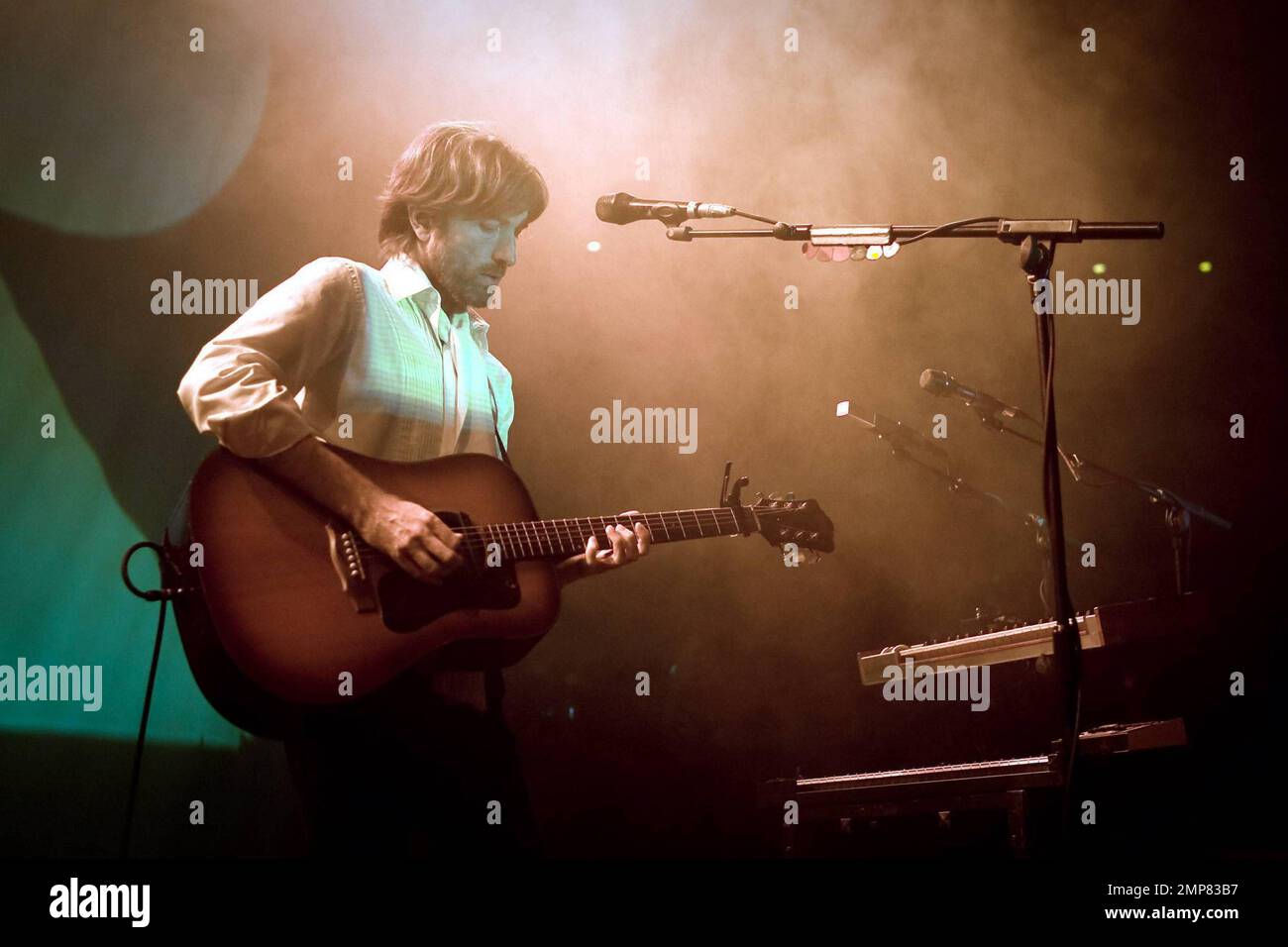 Nicolas Godin of the French duo Air performs at the Camden Roadhouse ...