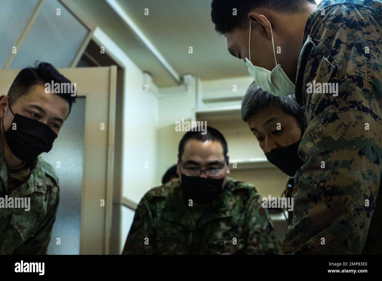 U.S. Marine Corps 1st Lt. Bobby Park, an intelligence officer with 12th ...