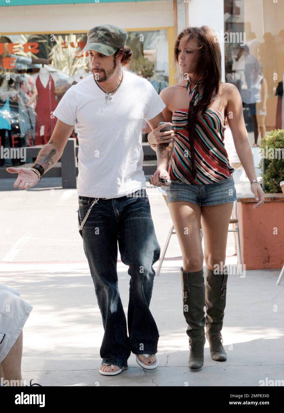 AJ McLean and his 18 year old fiance Kaci Brown enjoy a romantic ...